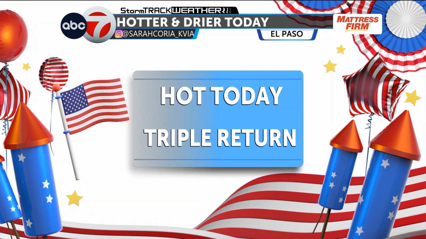 ABC-7 StormTrack Weather: Hot & dry 4th of July - KVIA